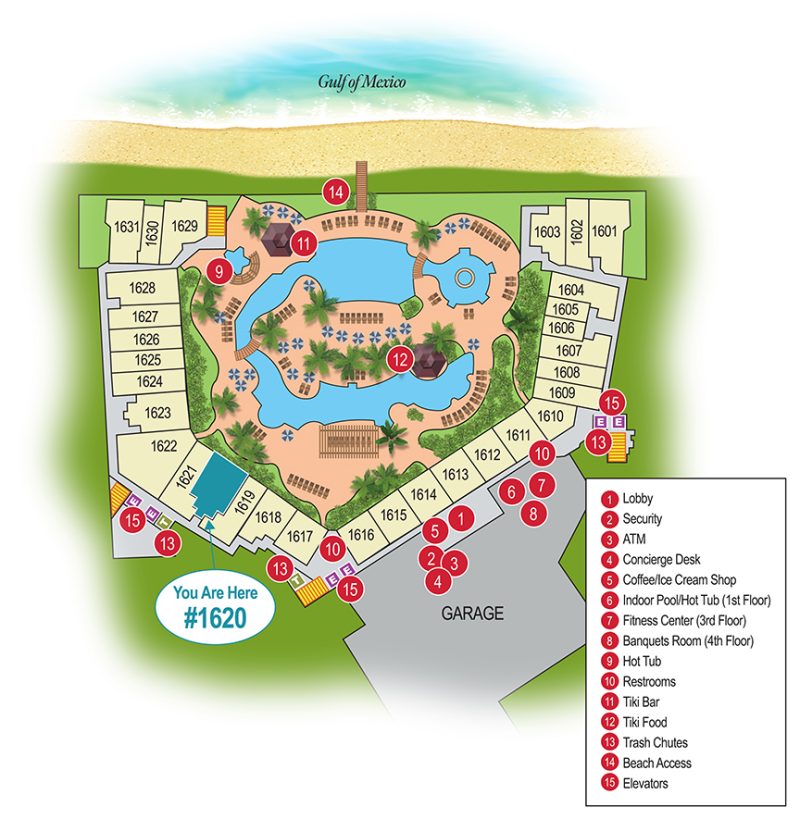 Resort Map - Guide Book-Shores Of Panama